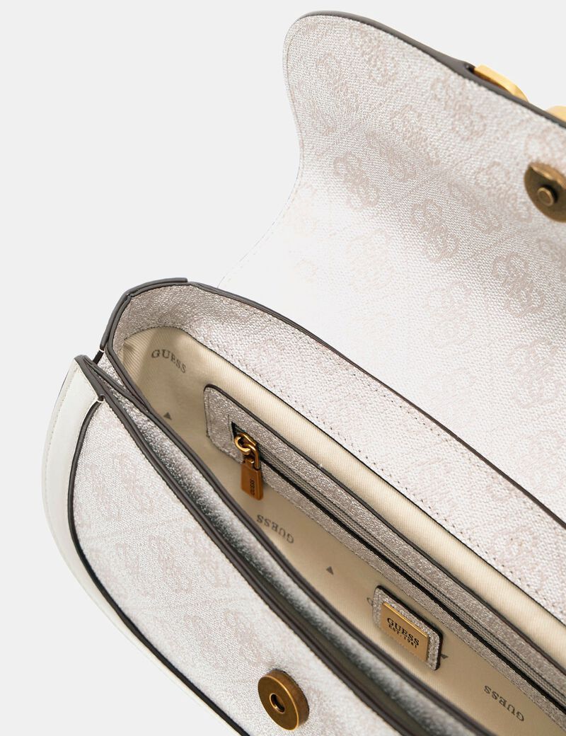 Shop GUESS Online Dagan 4G logo crossbody bag