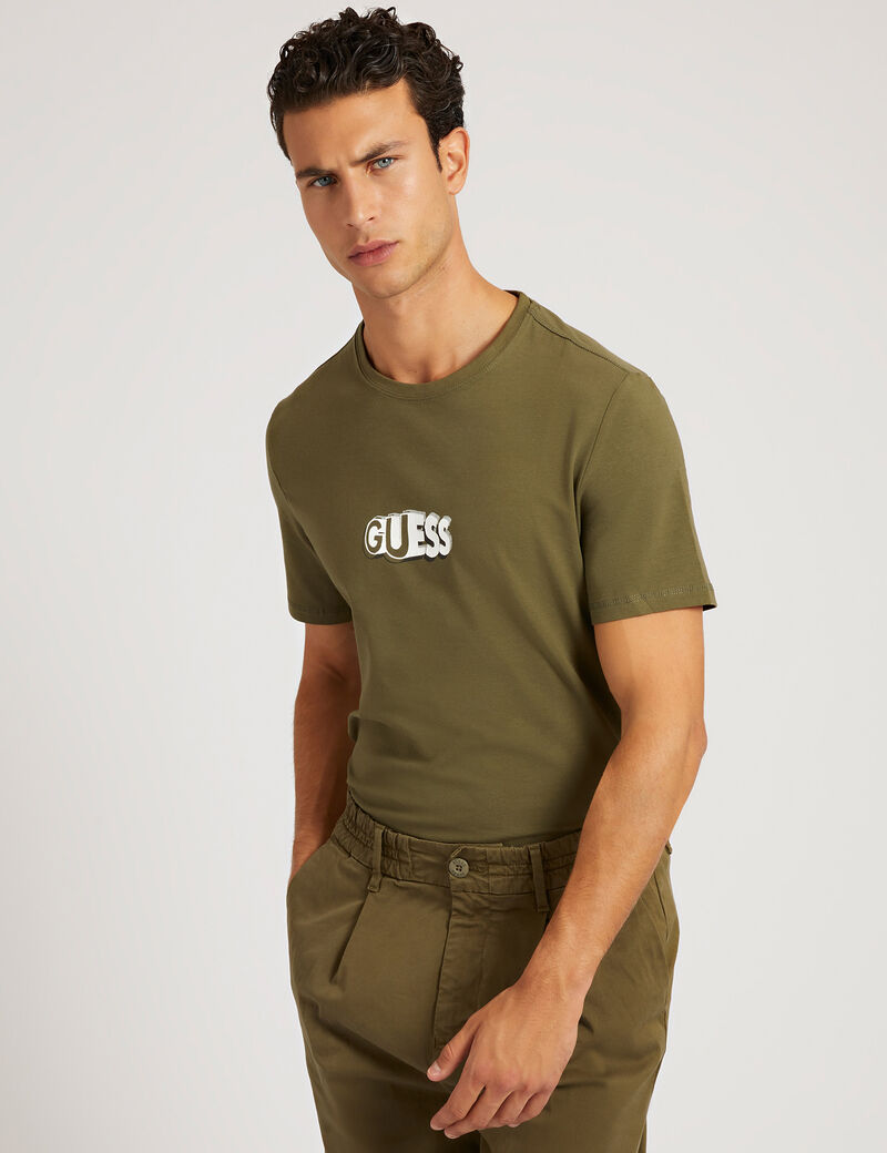 Shop GUESS Online Front Logo T-Shirt