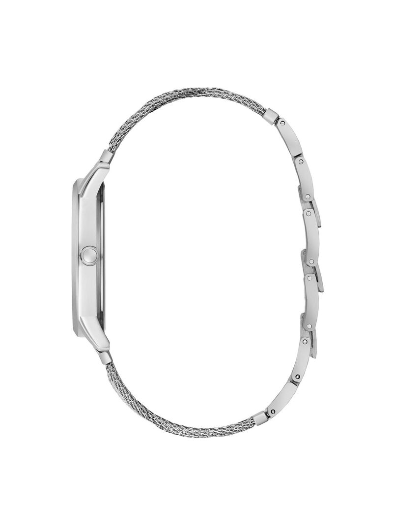 Shop GUESS Online Silver Mesh Watch
