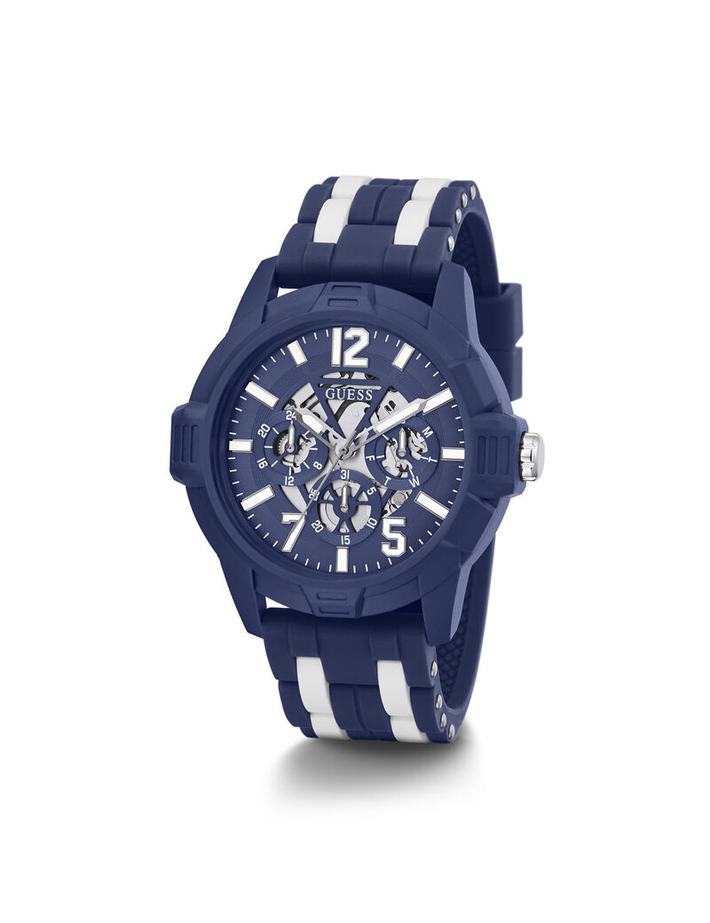 Shop GUESS Blue Multifunction Watch, Blue | GUESS KSA