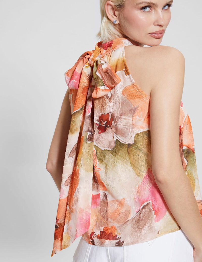 Shop GUESS Online Bow Detail Top