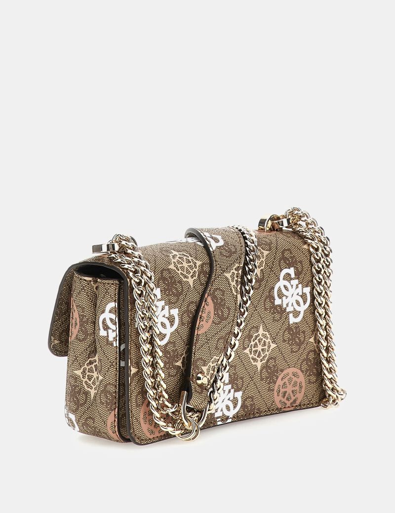 Shop GUESS Online Eliette 4G peony logo mini crossbody